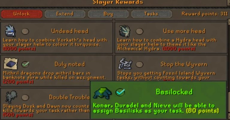 OSRS Basilisk Knight Slayer Task Guide - NovaMMO